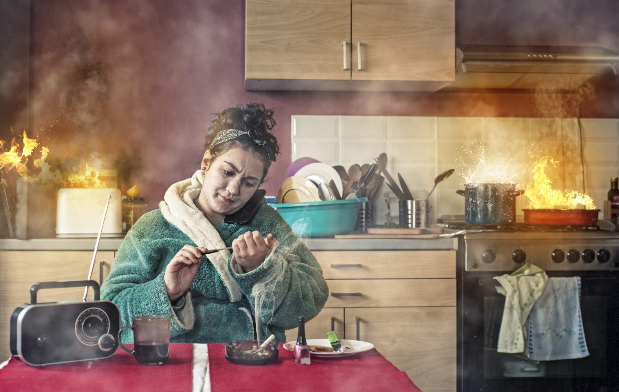 Kitchen Fire Damage from Common Cooking Incidents - Abbotts